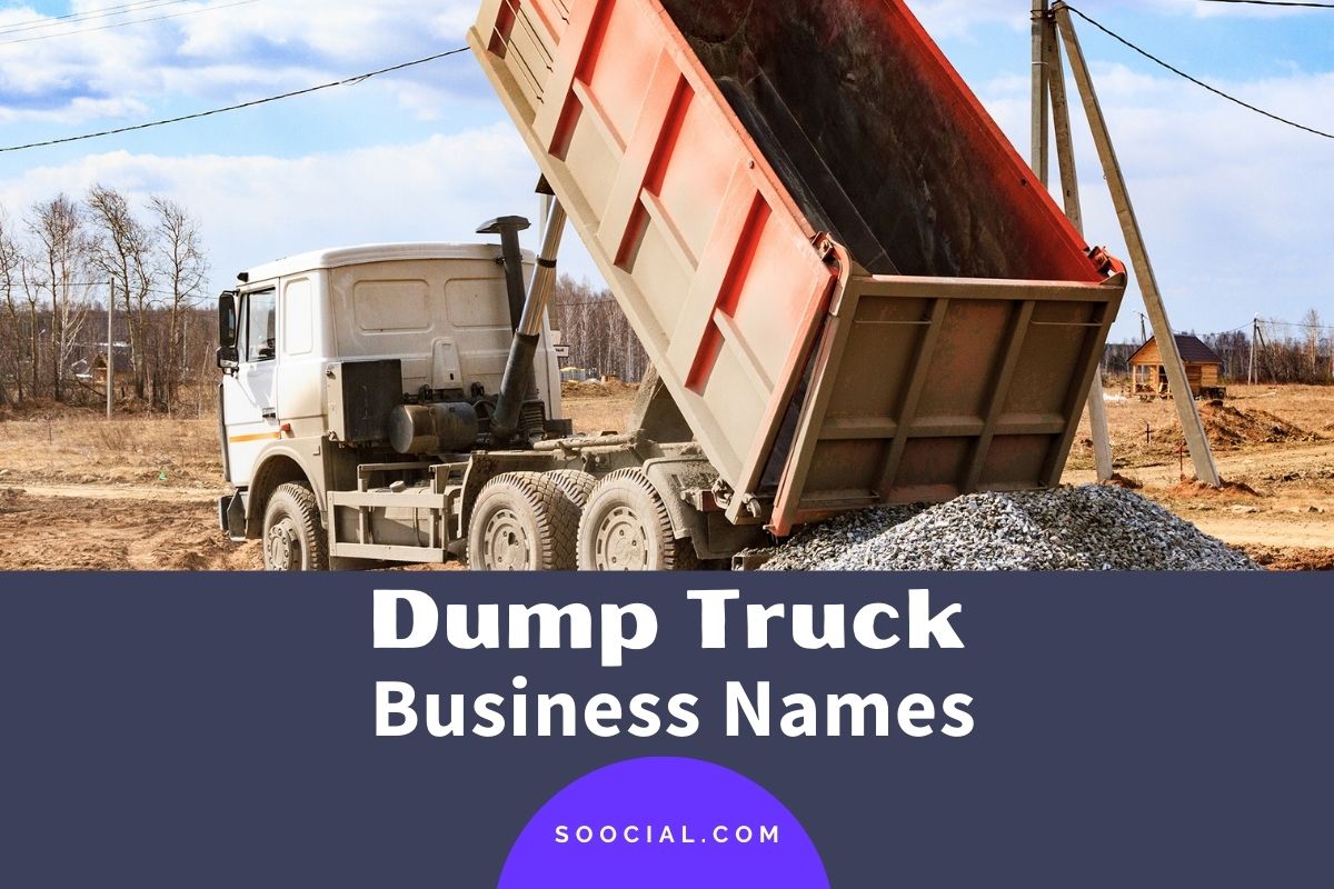 263 Catchy Dump Truck Company Name Ideas Soocial