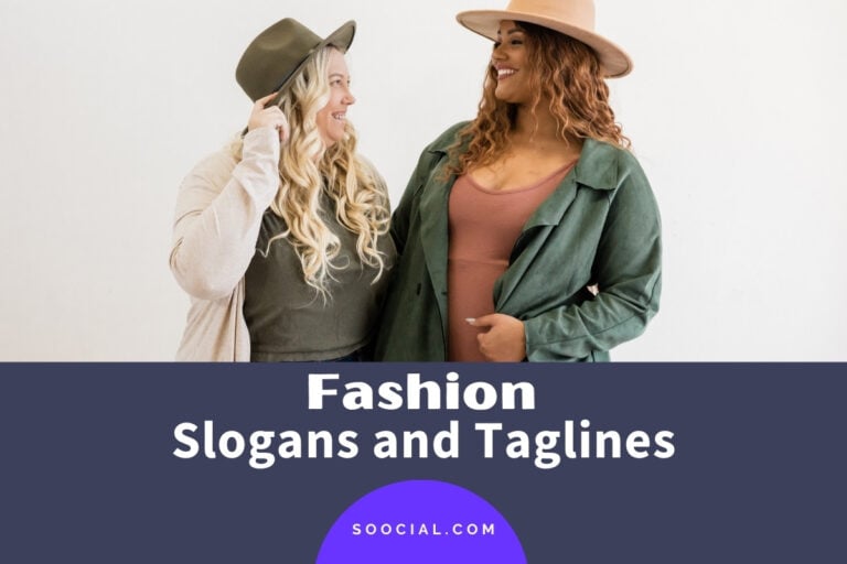 939 Fashion Slogans and Taglines To Sell Your Style - Soocial