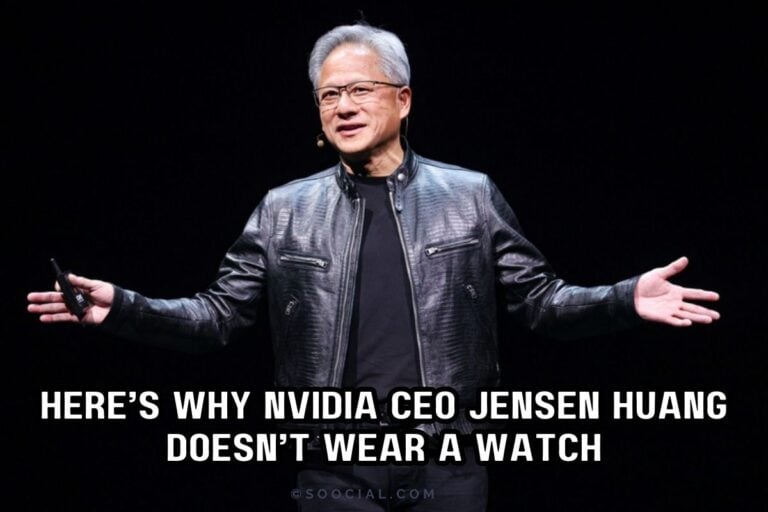 Here’s why Nvidia CEO Jensen Huang Doesn’t Wear a Watch - Soocial