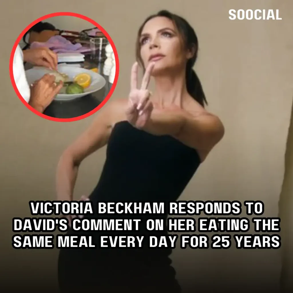 Victoria Beckham finally responds to David's comment on her eating the ...